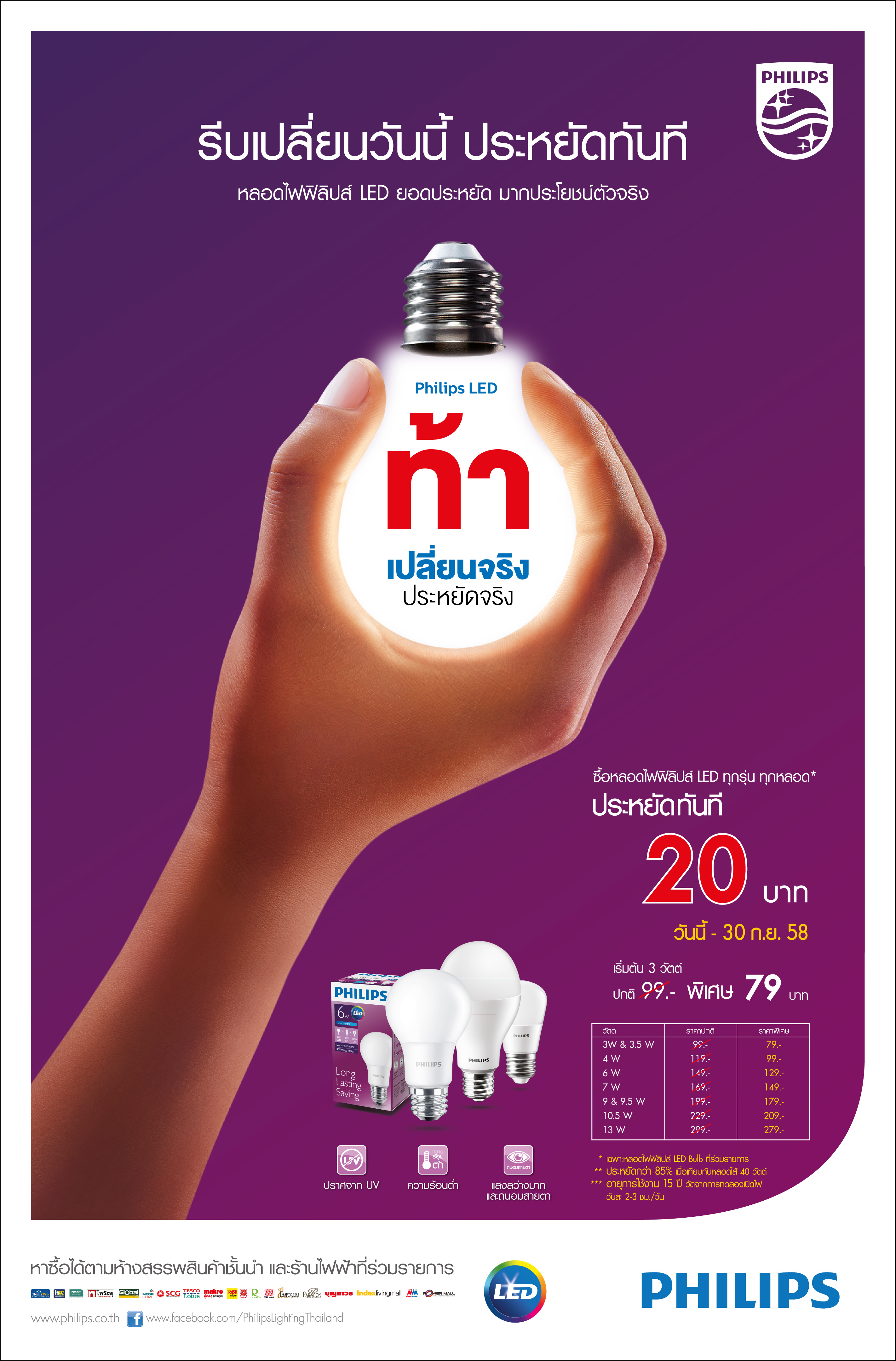 Our Work : Philips/CHANGE NOW – SAVE NOW | Brand Attitude